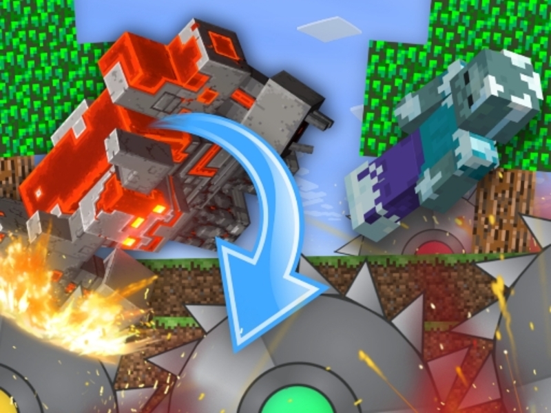 ฟาร์ม Mobs ใน Mineblock! 🕹️ เล่นออนไลน์บน Sgames